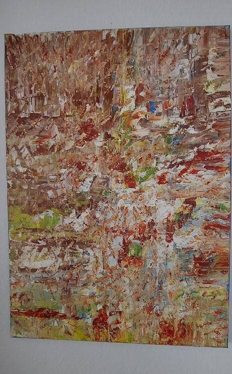 Gemälde " Herbstfarben" von mir selbstgemalt 50×70 😀 (Gebraucht) in Riehen für CHF 40 – mit ...