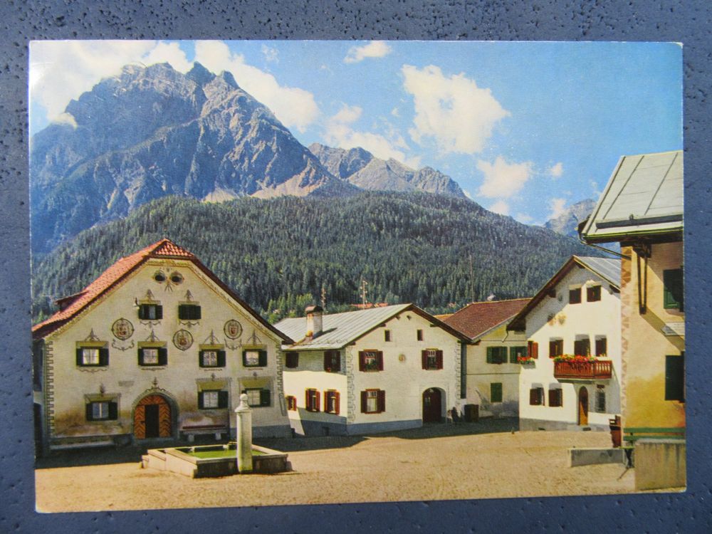 AK GR SCUOL TARASP VULPERA DORFPLATZ | Kaufen auf Ricardo