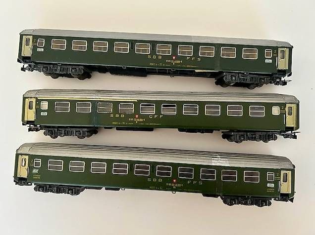 Set de 3 wagons passagers SBB HO | Kaufen auf Ricardo