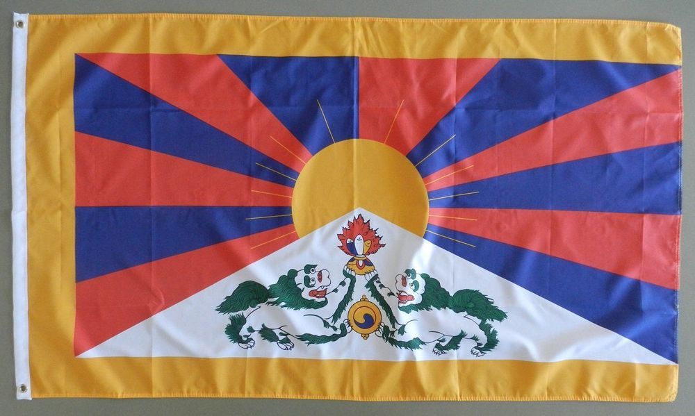 Tibet Fahne 90x150cm - portofrei (Neu und originalverpackt) in Zürich ...