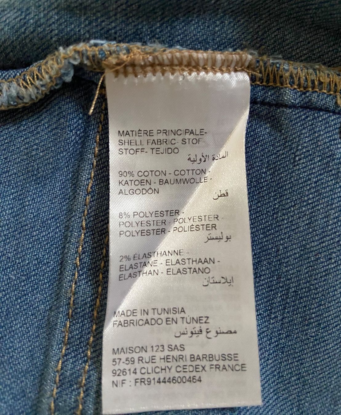 MAISON 123 Nalla jean droit t. 40 - NEUF (Neuf (Voir description)) à ...