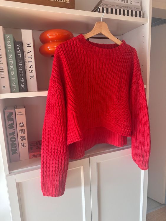 Roter Pullover strick Fashion Ska urban classic Massimo cos (Gebraucht ...