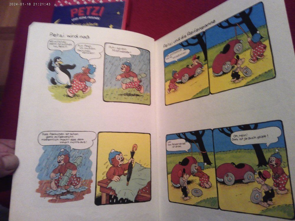 Petzi DVD + Buch: Petzi und der Pfannkuchenräuber, Carlsen (Gebraucht ...