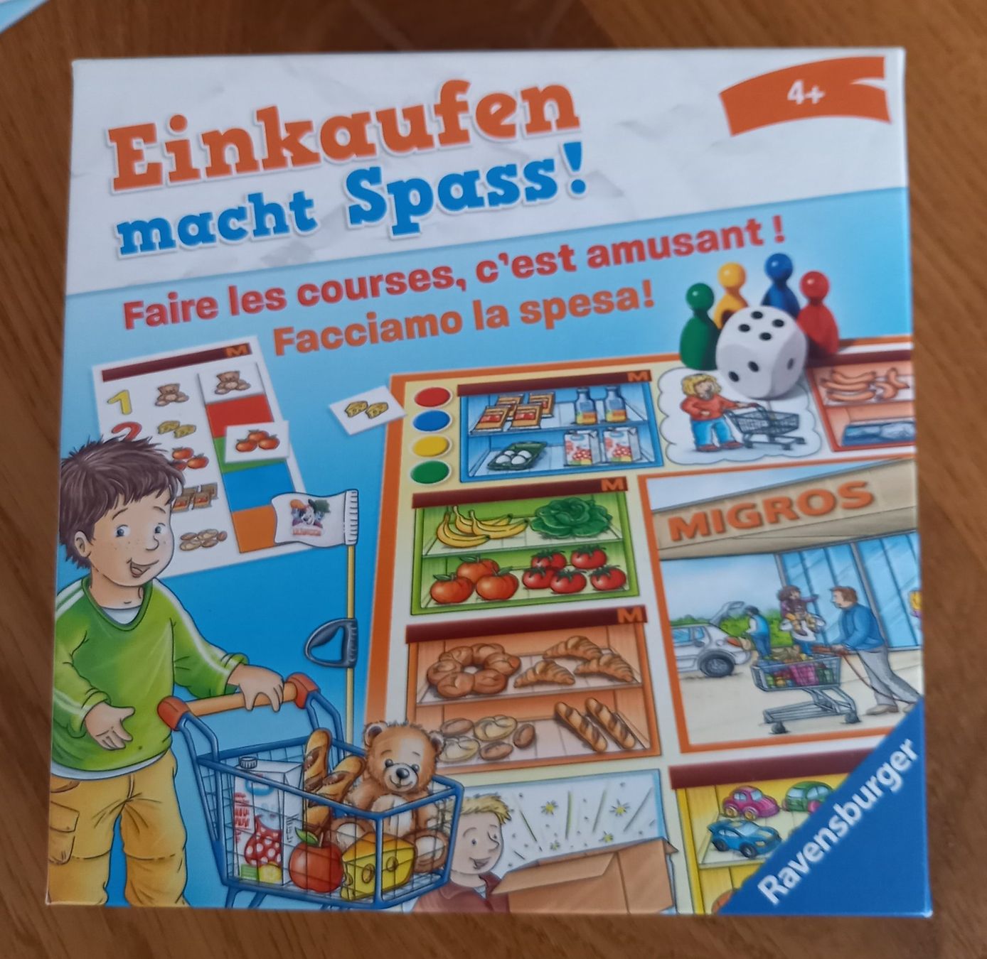 MIGROS *EINKAUFEN MACHT SPASS* 15X15CM/VOLLST.MIT ANLEITUNG (Gebraucht ...