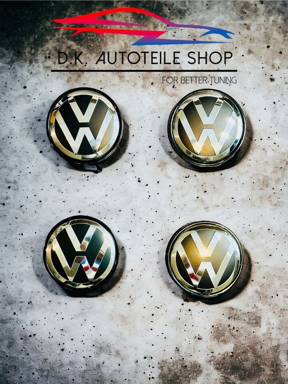 VW Nabendeckel 76 mm Nabenkappen Felgendeckel 7L6601149 NEU (Neu und ...