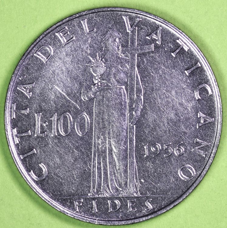1956 / VATIKAN / 100 - LIRE - MÜNZE (Gebraucht) in Luzern für CHF 0.2 – mit Lieferung auf ...
