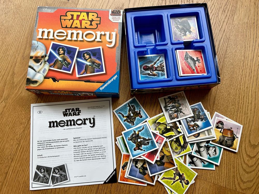 STAR WARS Memo Spiel - Ravensburger ab 7 J. (Neu (gemäss Beschreibung ...