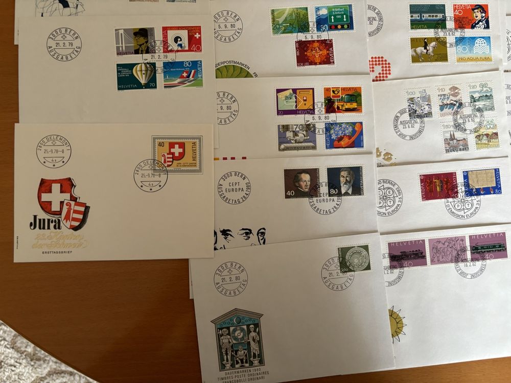 50 FDC aus den 70er /80er Jahren Schweiz (Gebraucht) in Murgenthal für CHF 1 – mit Lieferung auf ...