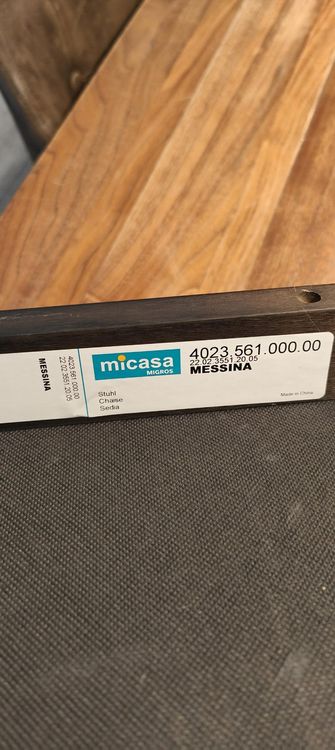 Sechs Esszimmerstühle MESSINA von micasa (Gebraucht) in Muri AG für CHF ...