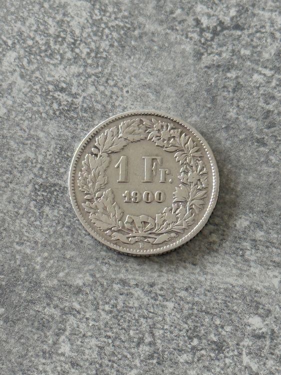 Uralter ein Franken 1900 sehr selten (Gebraucht) in Wallisellen für CHF 8 – mit Lieferung auf ...