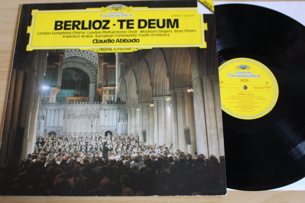 Berlioz: Te Deum; Claudio Abbado; LP DG digital (Gebraucht) in Möriken ...