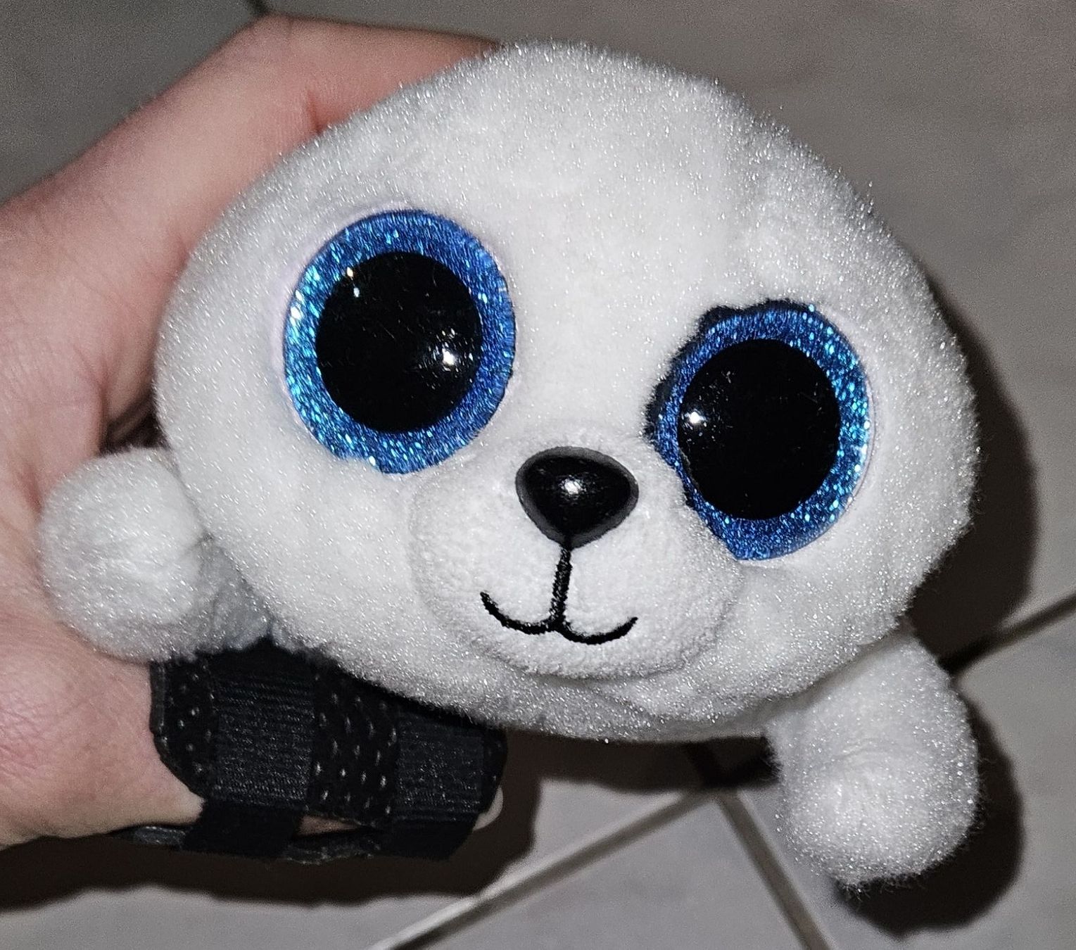 Adorable peluche Ty Beanie Boo's polaire aux yeux bleus (Neuf (Voir ...