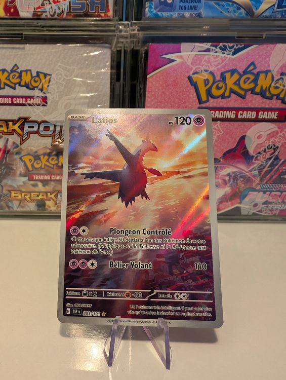 Pokemon Latios AR Surging Sparks SSP 203 en français NM (Neuf (Voir ...