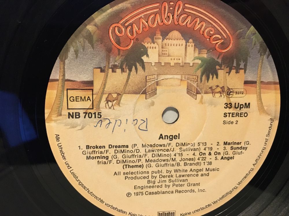 Schallplatte - ANGEL - Casablanca Records - 1975 (Gebraucht) in Andwil ...