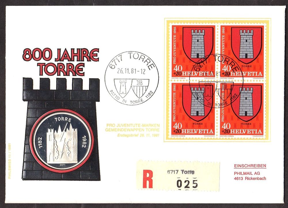 Silber-Numis, 800 Jahre Torre mit Sonder-Silber-Medaille | Kaufen auf ...