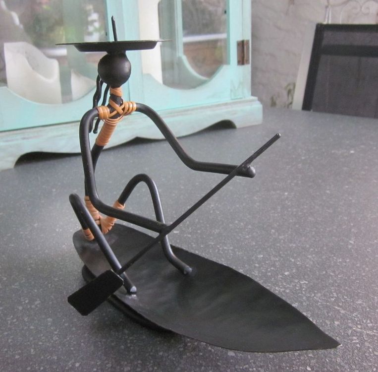 Mid Century Kerzenhalter Ruderfigur, Laurids Lønborg Denmark (Gebraucht ...