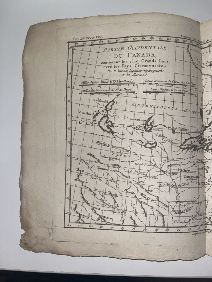 Carte ancienne du Canada - 18ème siècle - R.Bonne (D'occasion) à Lucens pour CHF 59 – avec ...