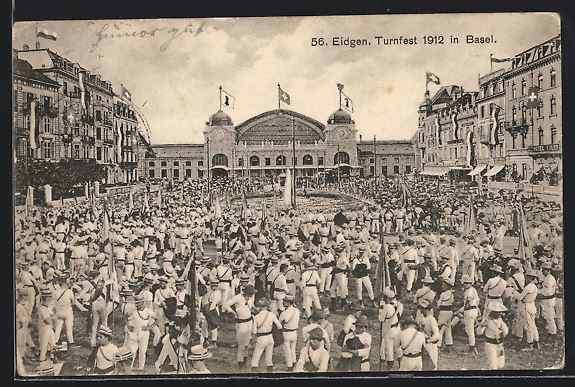 Basel, Eidgen. Turnfest 1912, Menschenme | Kaufen auf Ricardo