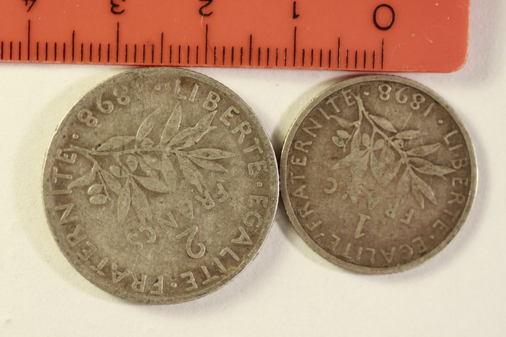 1fr+2fr Semeuse 1898 (Gebraucht) in La plaine für CHF 14 – mit Lieferung auf Ricardo kaufen