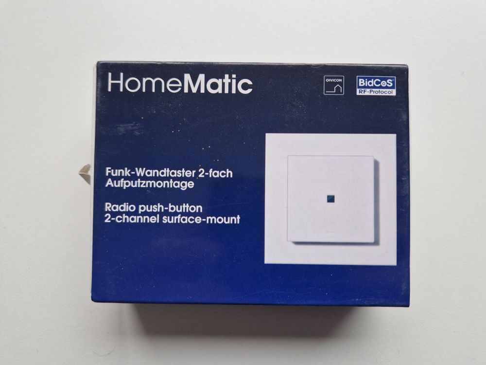 Homematic Funk-Wandsender 2-fach | Kaufen auf Ricardo