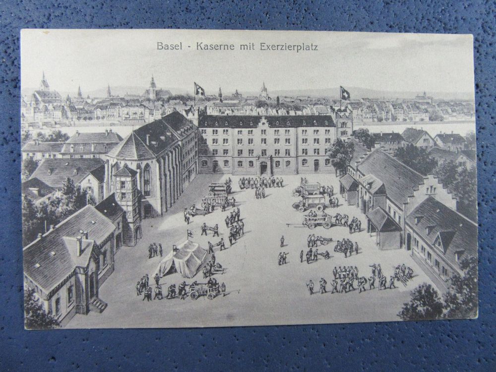 BASEL 1925 KASERNE MIT EXERZIERPLATZ MILITÄR HEUTE TATOO (Gebraucht) in Ettingen für CHF 19.95 ...