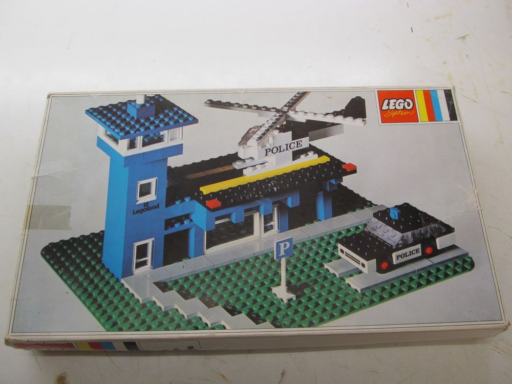 LEGO SYSTEM 354 POLIZEI - STATION MIT HELI UND AUTO (Gebraucht) in ...