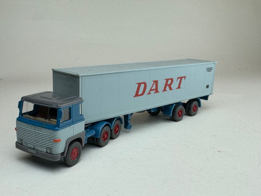 Wiking Scania Container Sattelzug Dart (Gebraucht) in Elm für CHF 5 – mit Lieferung auf Ricardo ...