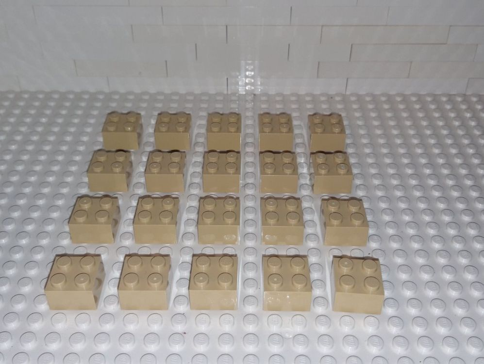 Lego 20 Stk. Brick 2x2 (tan) (Neu (gemäss Beschreibung)) in Inwil für ...