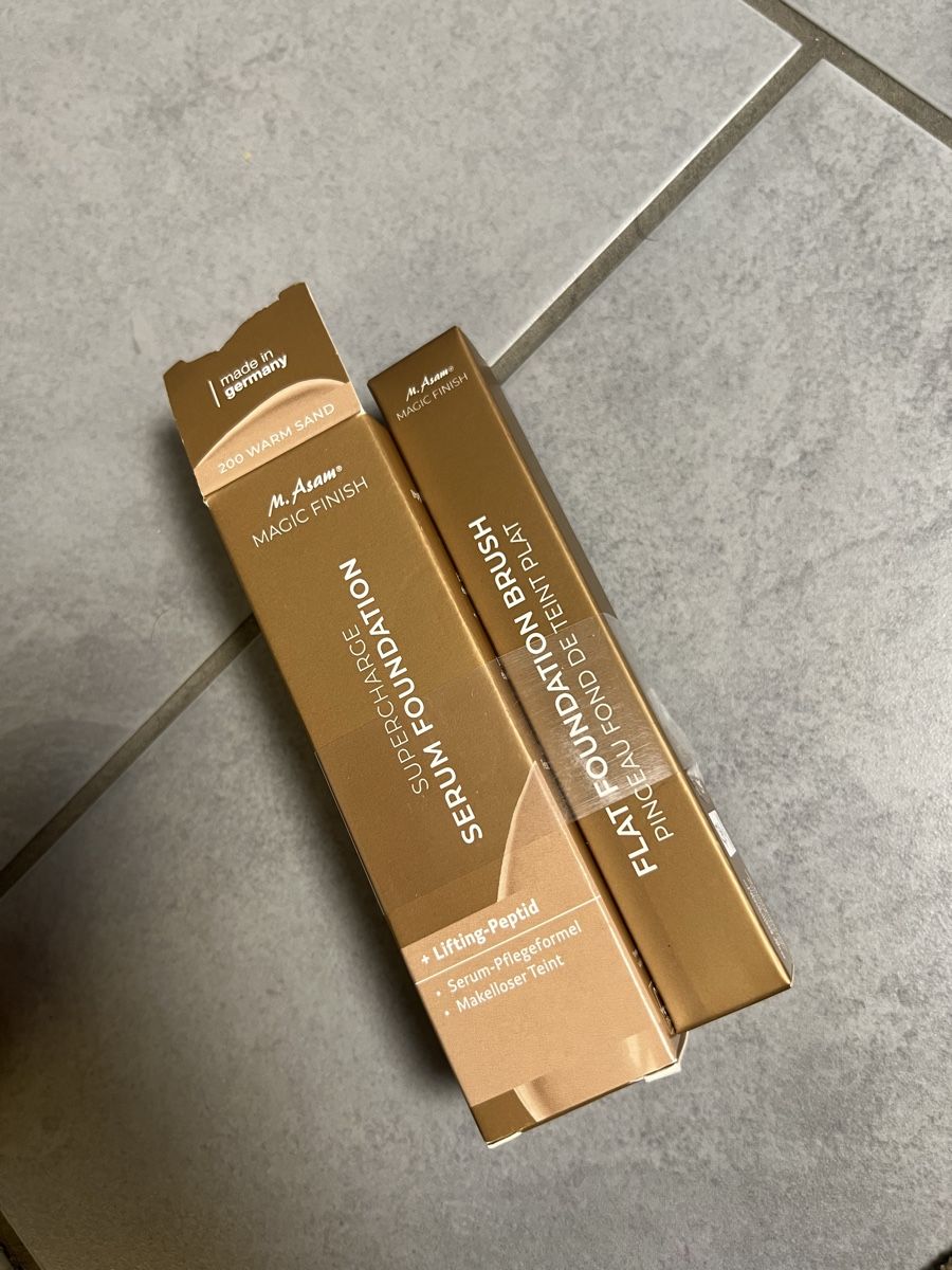 M. Asam Magic Finish Foundation Set, neu mit Pinsel (Neu und ...
