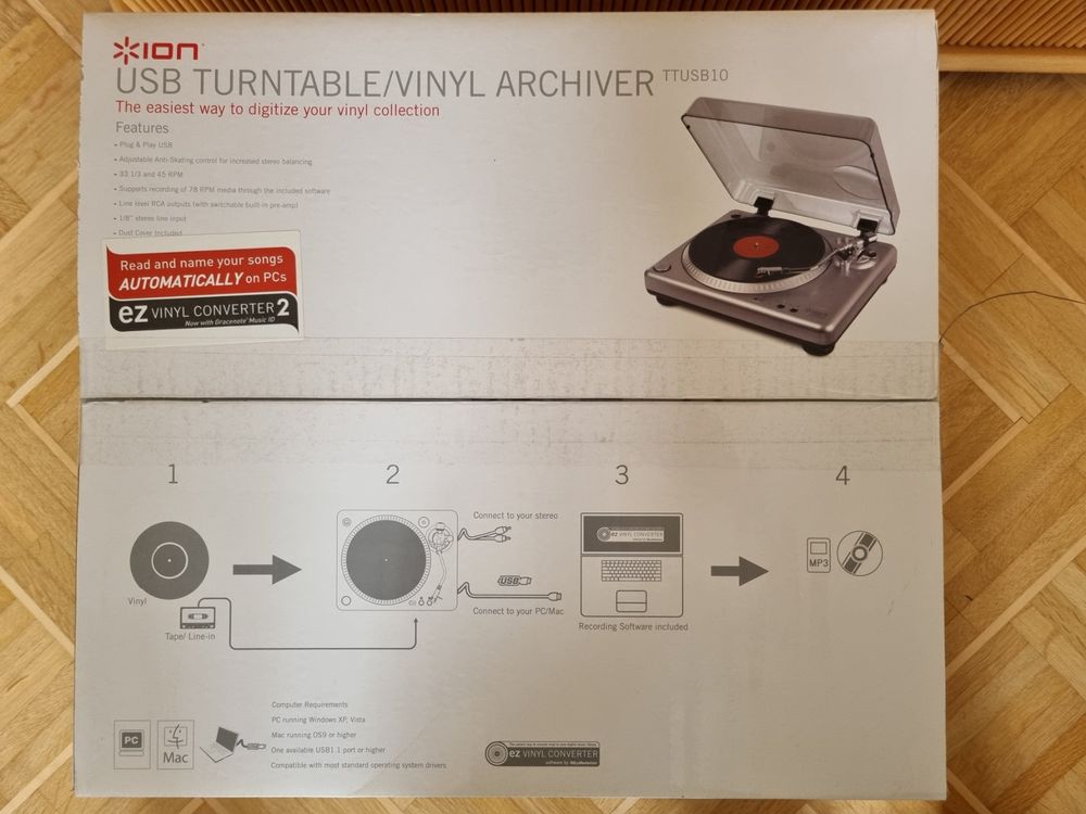 Plattenspieler ION TTUSB10 (Neu und originalverpackt) in Bern für CHF ...