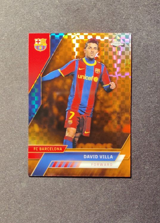 Topps FC Barcelona Chrome Legende David Villa /25 | Kaufen auf Ricardo