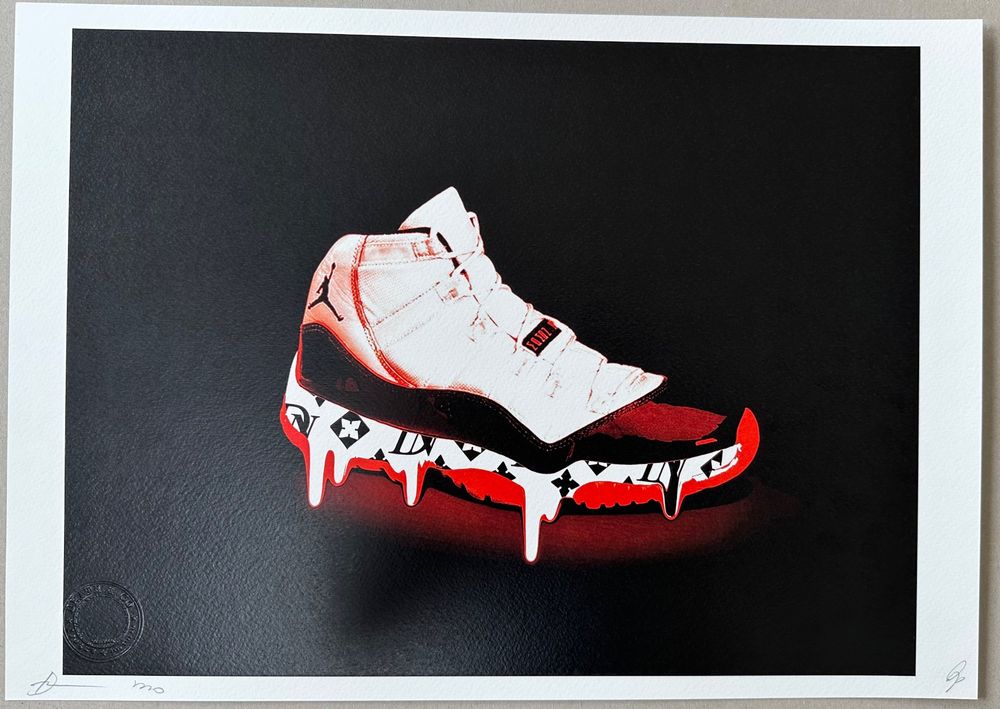 Death NYC: Air Jordan Vuitton Sneaker, signiert (Neu (gemäss Beschreibung)) in Meilen für CHF 69 ...