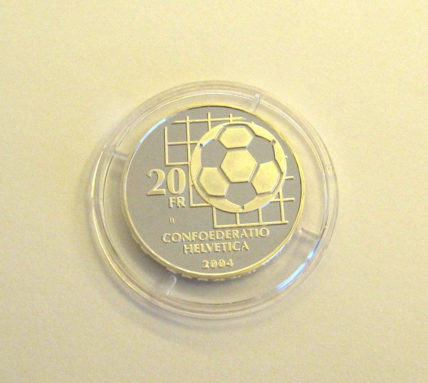 20 Franken Gedenkmünze 2004 100 Jahre FIFA in pp (Neu (gemäss Beschreibung)) in Moosleerau für ...