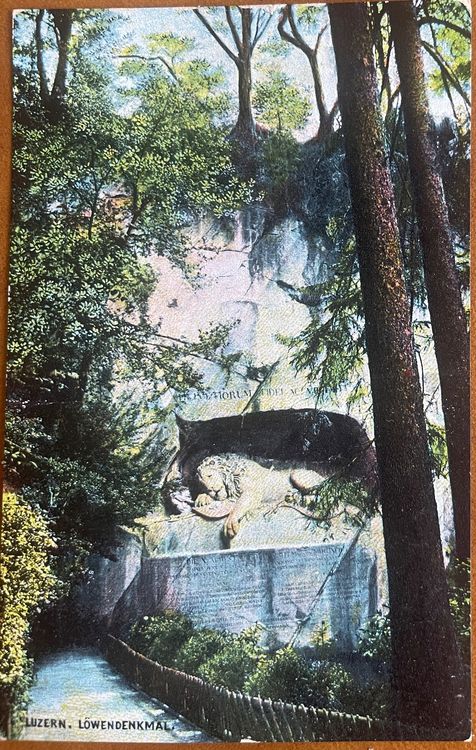 Löwendenkmal Luzern - 1905 (Gebraucht) in Lutry für CHF 2.5 – mit Lieferung auf Ricardo kaufen