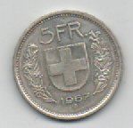 5 Fr. Abart 1967 3 Sterne vor dem Gesicht. gebraucht | Kaufen auf Ricardo