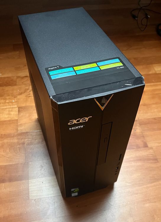 PC Acer T885 mit Monitor und Maus (Ohne Tastatur) (Gebraucht) in ...