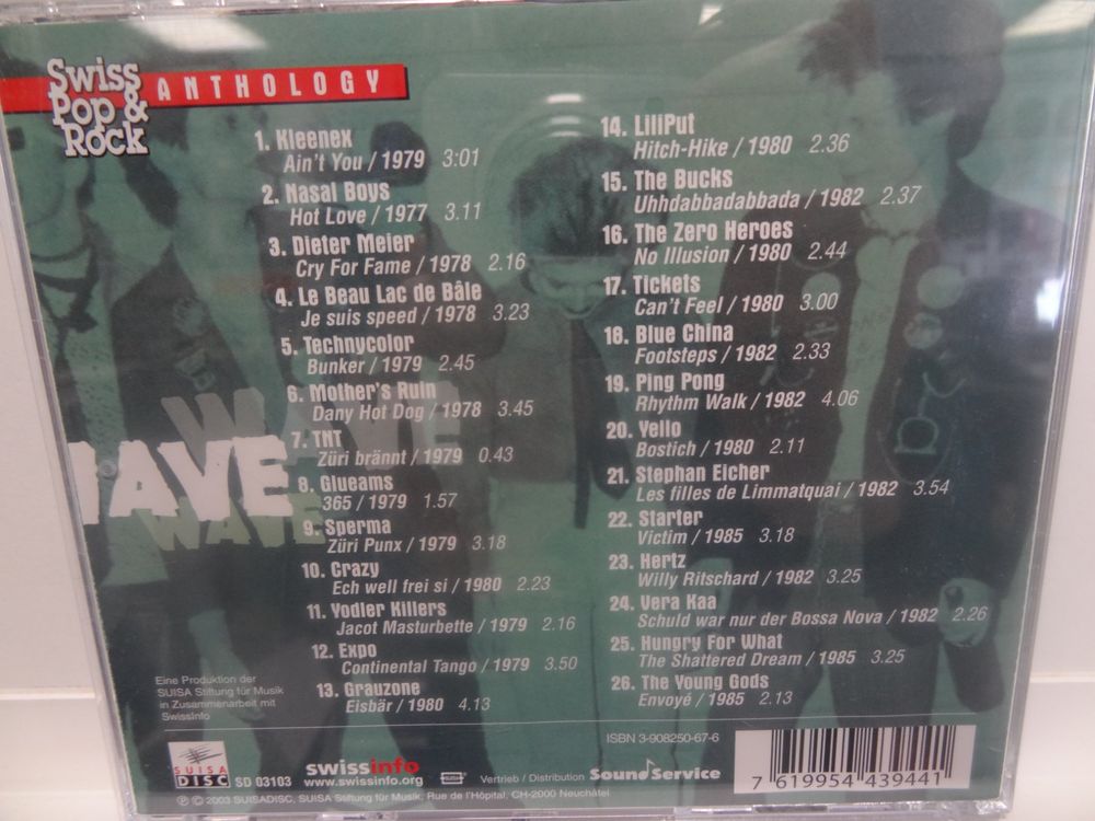 Swiss Wave Rarität - Pop & Rock Anthology CD aus 1985 (Gebraucht) in ...