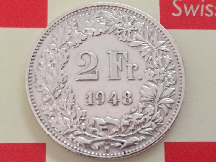 2 Franken 1948 ss-vz, nur 0,92 Mio! (Gebraucht) in Elsau für CHF 11.45 – mit Lieferung auf ...