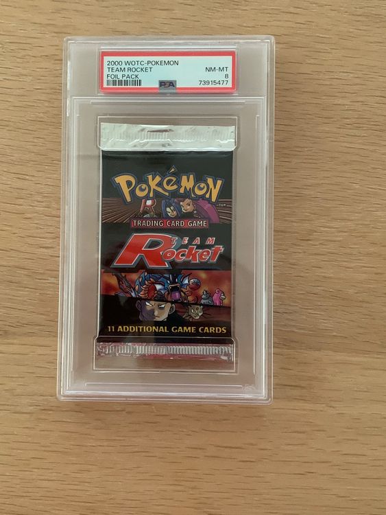 Pokemon Team Rocket Booster Grading PSA 8 (Neu und originalverpackt) in ...