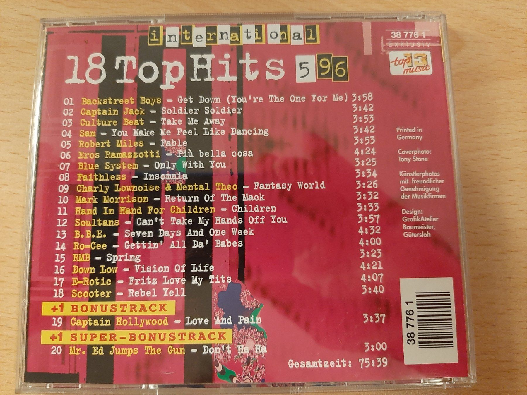 Top 3 Music International - 18 Top Hits 5/96 CD, wie neu! (Gebraucht ...