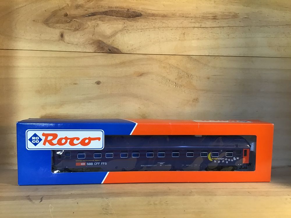Modelleisenbahn Personenwagen Schlafwagen SBB Spur H0 Roco (Neu und ...