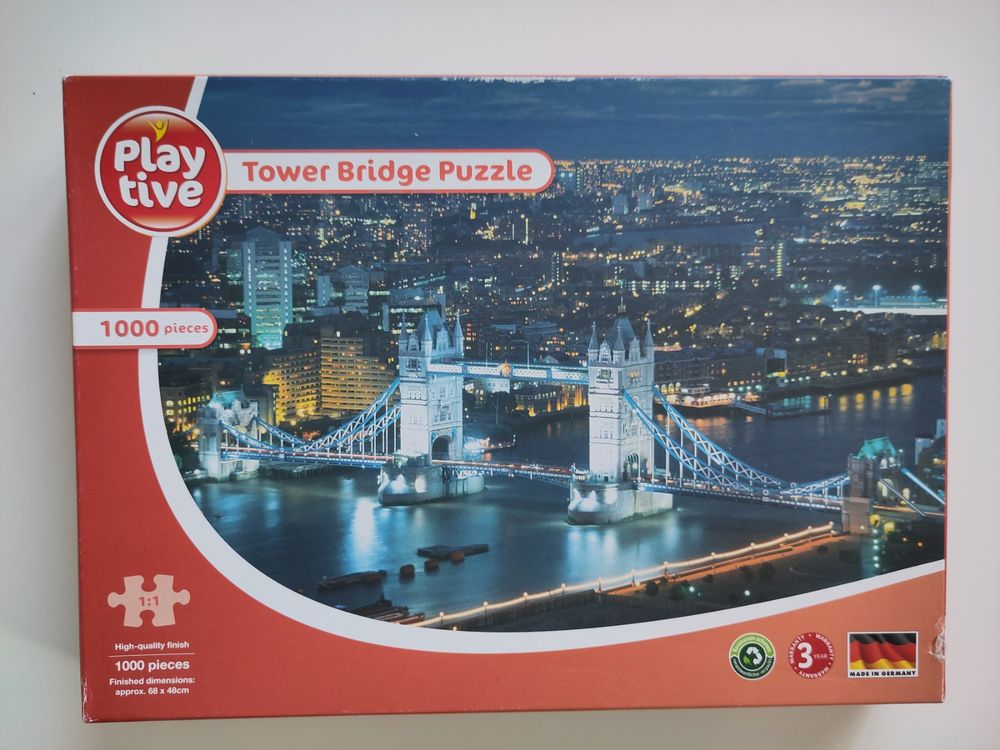 Puzzle 1000 Playtive Tower Bridge | Kaufen auf Ricardo
