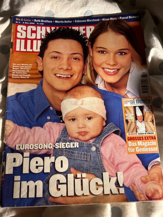Schweizer Illustrierte 8.3.2004 fabienne marchand piero este (Gebraucht ...