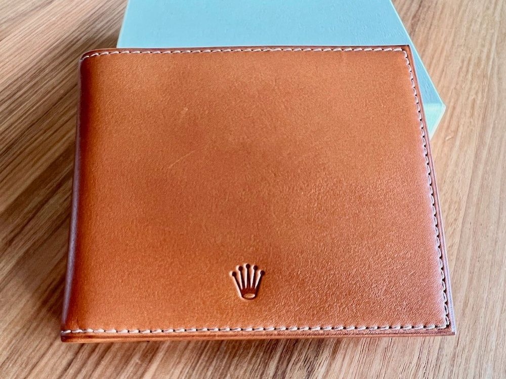 Elegantes und exklusives Rolex Leder Portemonnaie | Kaufen auf Ricardo