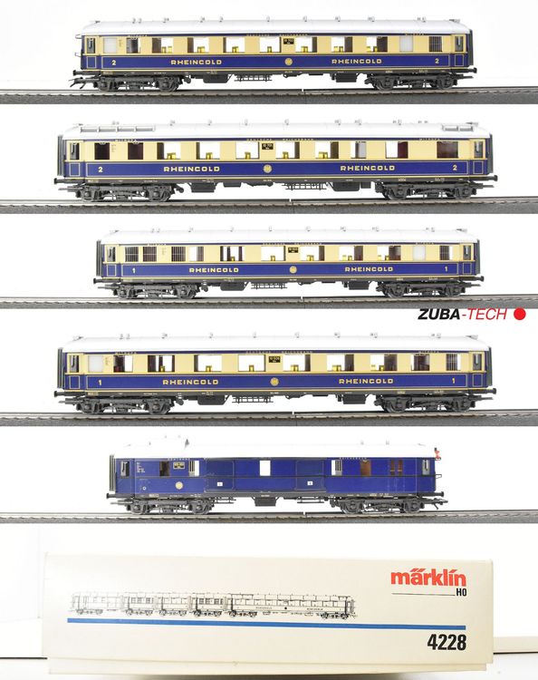 Märklin 4228 Wagen-Set Rheingold 5-tlg DRG H0 WS mit OVP | Kaufen auf Ricardo