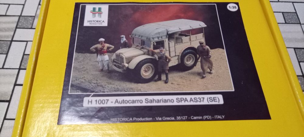 Autocarro Sahariano SPA AS37 1/35 Resin Historica (Neu und ...
