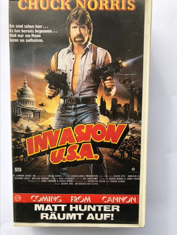 Chuck Norris-Invasion USA.VHS Videokassette | Kaufen auf Ricardo