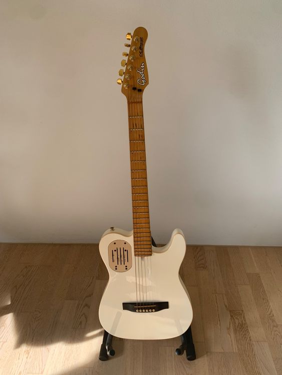 1990's Godin Acousticaster LR Baggs Model White (Gebraucht) in Seuzach ...