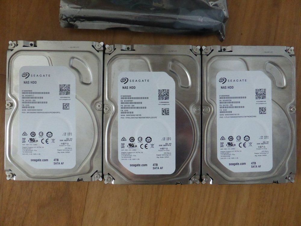 12 TB NAS Festplatten (3 * 4 TB) Seagate (Gebraucht) in Eschenbach SG ...