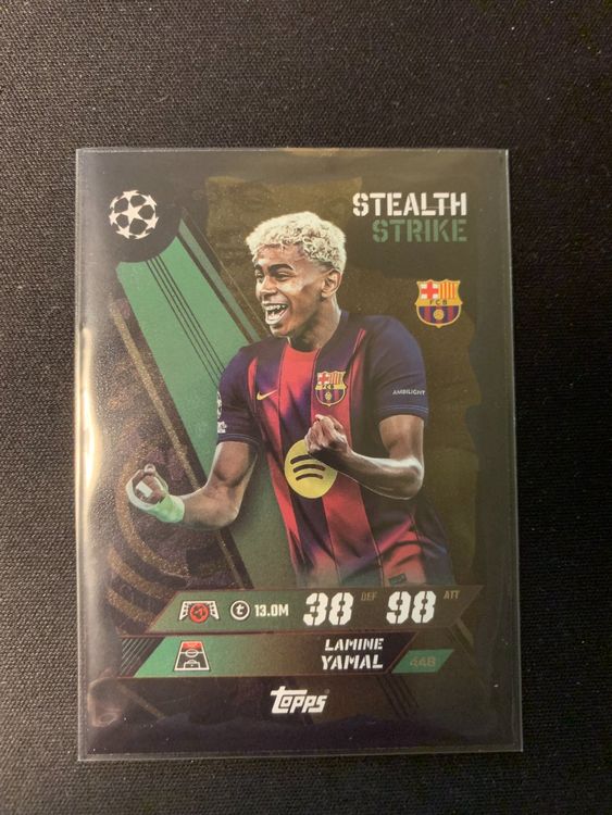 Topps Match Attax 25/26 Lamine Yamal Stealth Strike (Neu (gemäss ...
